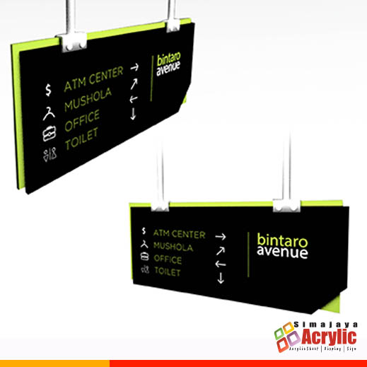 Kategori Produk Sign Gantung - Pusat Display Acrylic